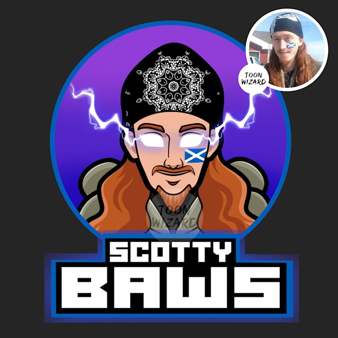 Make you a custom gaming profile logo by Toonwizard | Fiverr