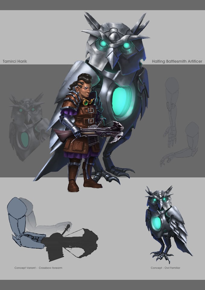 Draw your amazing role playing character by Riccardo_cuoghi | Fiverr