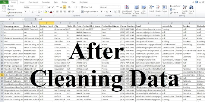 Do Ms Excel Or Csv Data Cleaning Formatting Organize Remove Duplicate Data By Khalidcivil1 7979