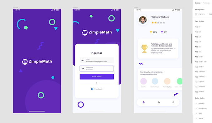 Design a high quality ui app for ios or android by Swat_design | Fiverr