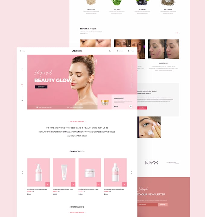 Design trendy website ui ux for business landing page in 24h by ...