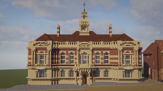 Recreate any real life building in minecraft by Krista_iv | Fiverr