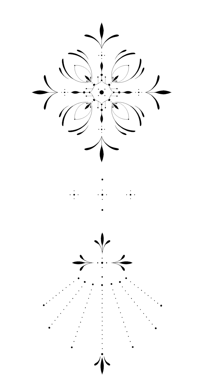 Create a custom ornamental fine line graphic by Monaisadesign | Fiverr