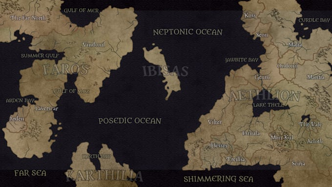 Create a fantasy or science fiction map for you by Christianhudspe | Fiverr