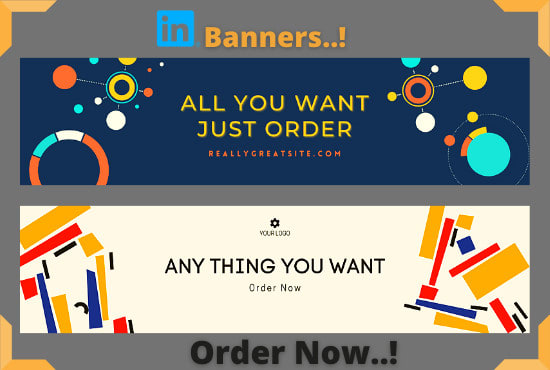 Design attractive custom linkedin banners by Ammad36 | Fiverr