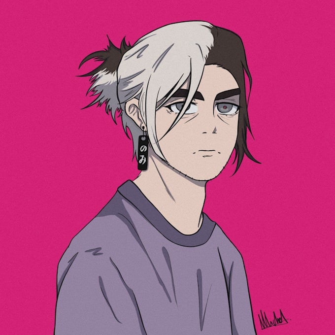 Draw your l character in my style by Mi_che0 | Fiverr