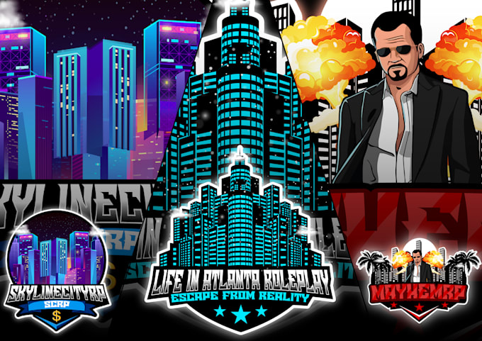 Do custom roleplay logo for your fivem server or discord by Zubi ...