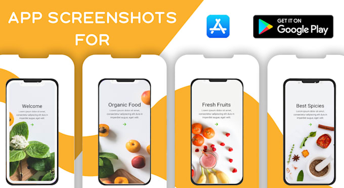 Design 8 attractive screenshots for play store or app store by Anjon05 ...