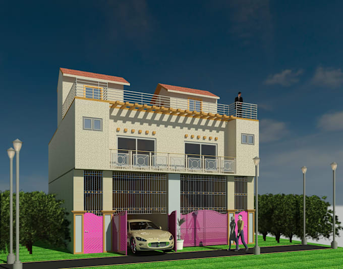 Do awesome architecture design in autocad 3d and revit by Rizwan8612 ... Do awesome architecture design in autocad 3d and revit by Rizwan8612 ...