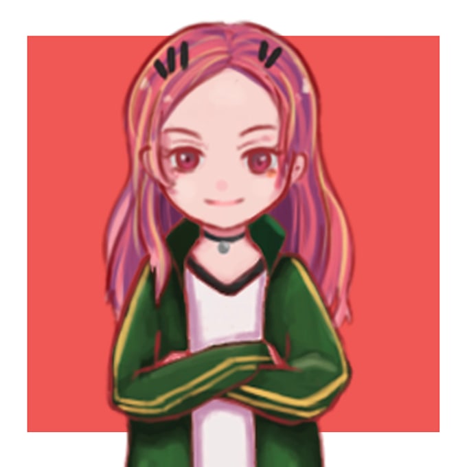 Draw a cute small anime style cartoon character by Maiwangok | Fiverr
