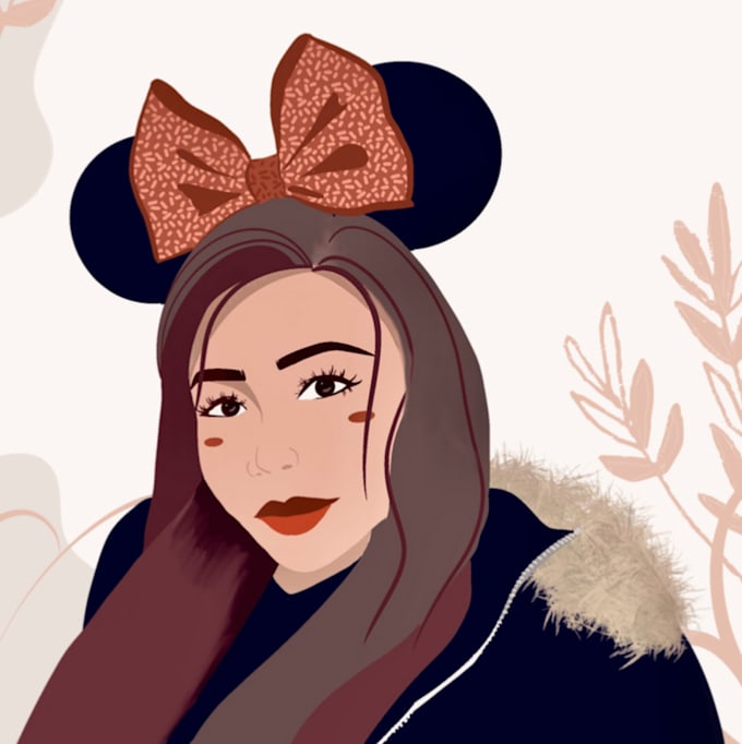 Draw cute rose cheeks portrait illustration by Allthingssocmed | Fiverr