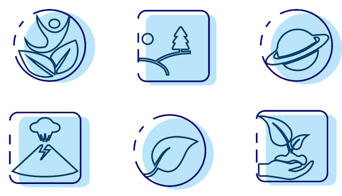 Design high quality flat icon design set for your web and mobile by ...