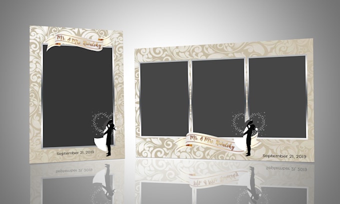 Design custom photo booth template by Sabulhossain | Fiverr