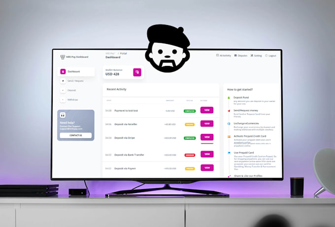 Develop ewallet website for you by Muhammadrawjani | Fiverr
