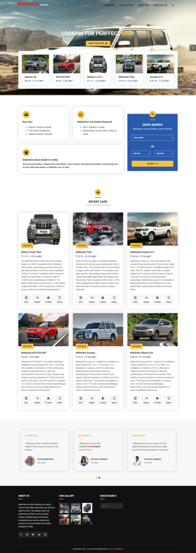 Create Static Website With Html Css Bootstrap Js By Codershubham Fiverr