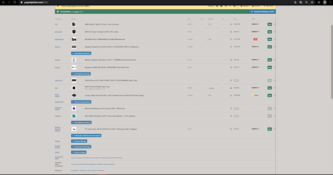 Make you a great pc list for your budget, using pcpartpicker by Redo_6 ...