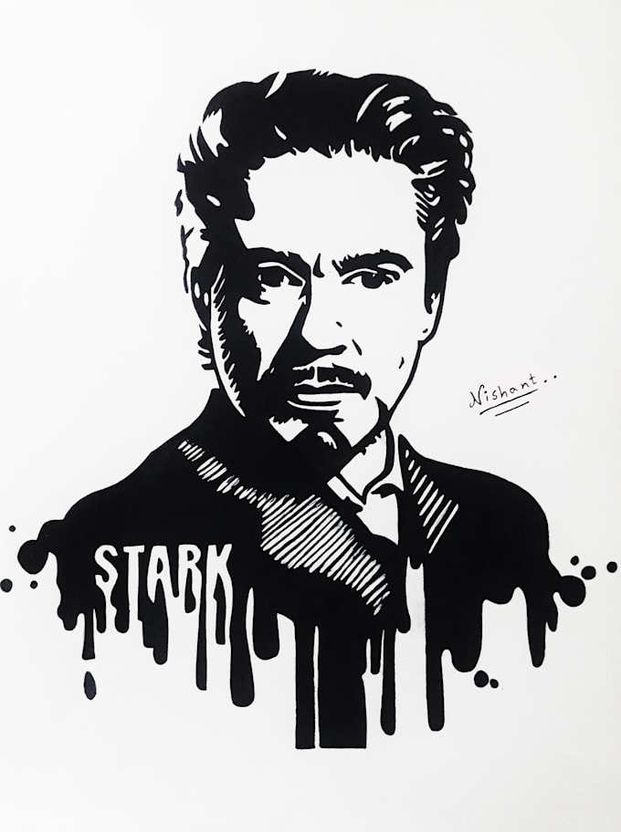Draw stencil art and turn any image into stencil by Nish5319 | Fiverr