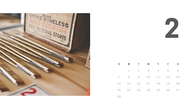 Design eye catching calendar design for you by Akashlakhwani | Fiverr