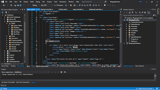 Do asp dotnet projects with sql by Hammadsheikh451 | Fiverr