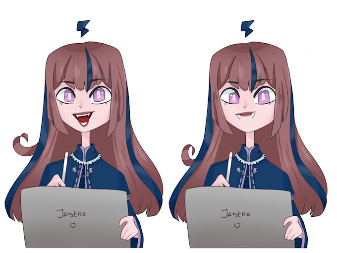 Create a png vtuber for your streams by Naomiblitz | Fiverr