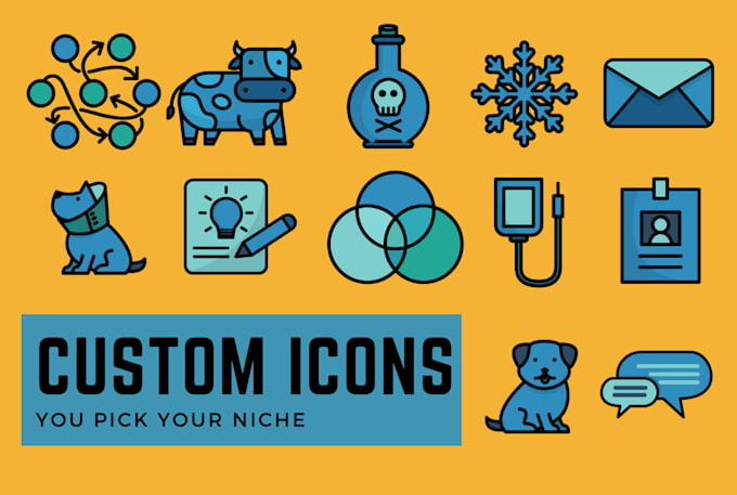 Create custom icons for you by Caitlynjohnson | Fiverr
