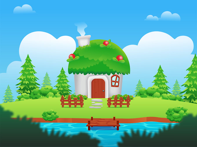 Draw background for your cartoons, illustration and comics by Titansign ...