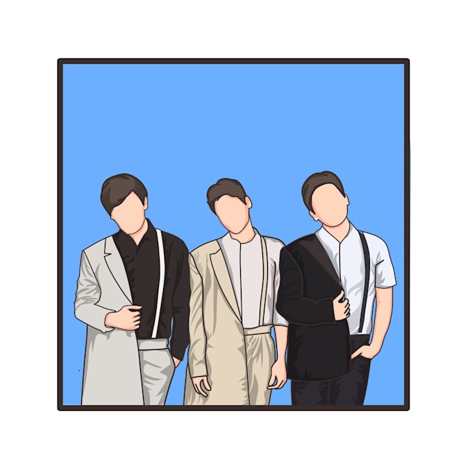 Make a simple cartoon vector from your picture by Betelgeuse11 | Fiverr