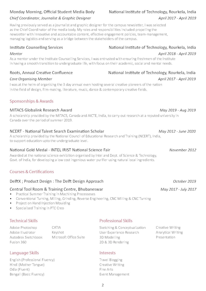 Design and make your resume for your application needs by ...