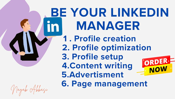 Your linkedin marketing manager and content creator by Nayab_abbasi ...