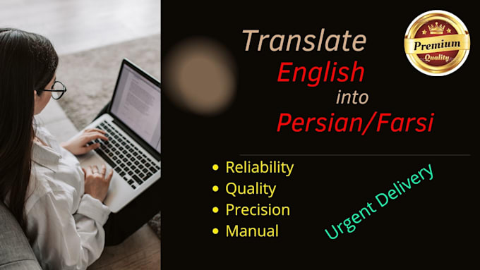 Translate english to persian farsi professionally by Persianer | Fiverr
