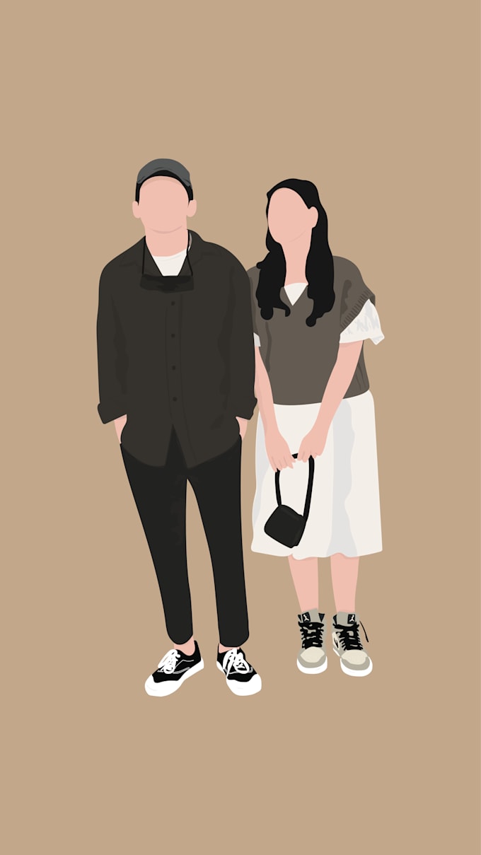 Do custom people illustration by Kanakultura | Fiverr