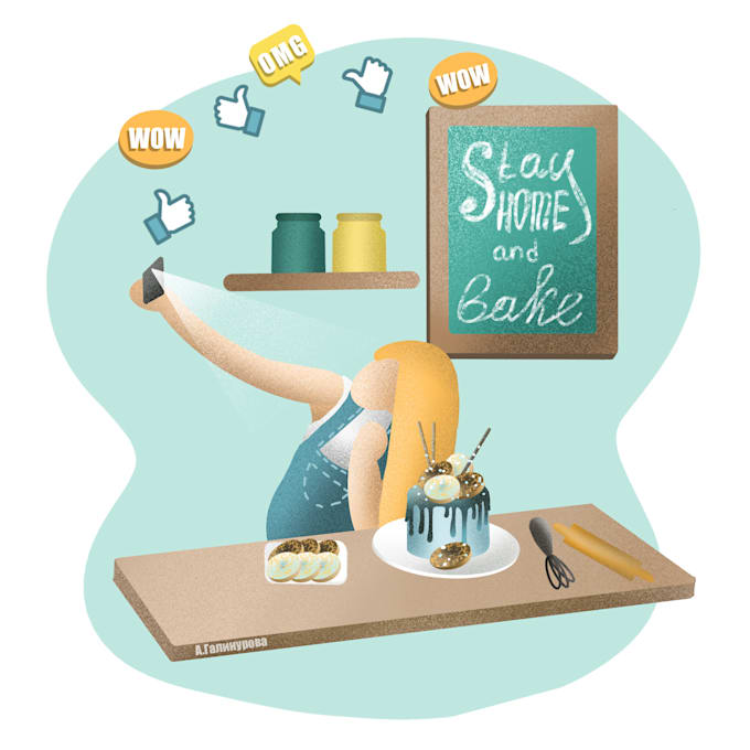Draw illustration of infographics by Alenagalinurova | Fiverr