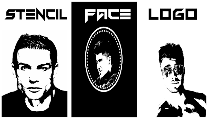 Design eye catching face logo from your face by Creative_bird7 | Fiverr