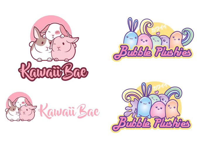 Design cute kawaii and kids logo for your business by Quality_logo365 ...