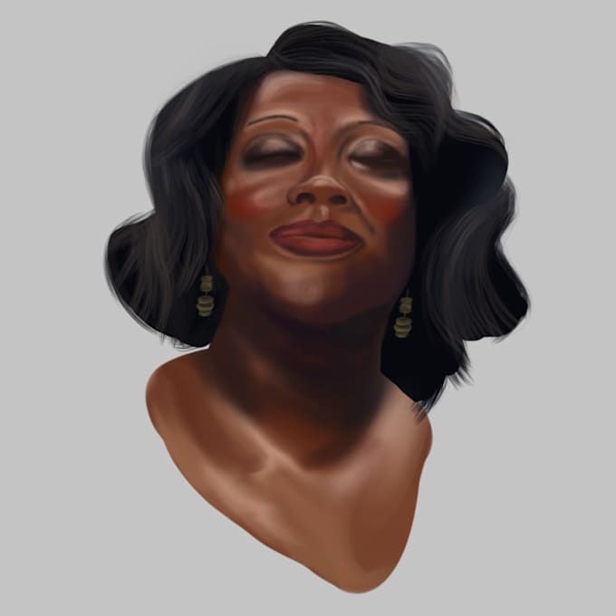 Draw your digital portrait by Cess_creative | Fiverr