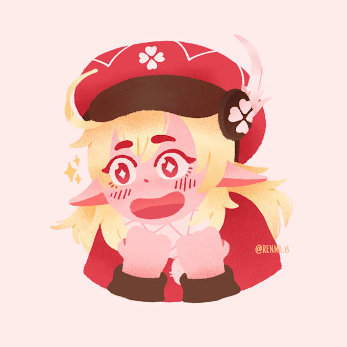 Create a cute lineless illustration for you by Renma13 | Fiverr