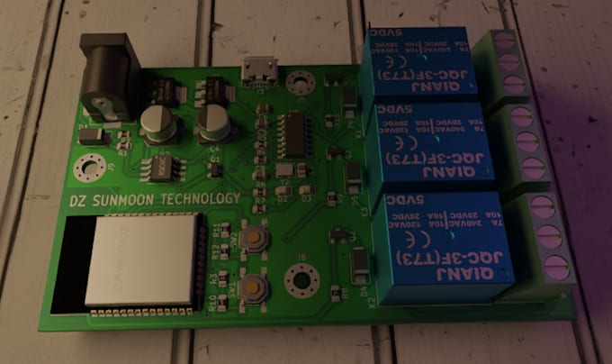 Do realistic photo visualization of your pcb by Elmerouane | Fiverr