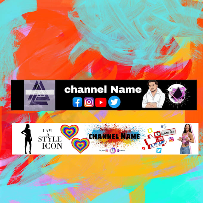 Design epic youtube banner and channel logo by Rahulraj199 | Fiverr