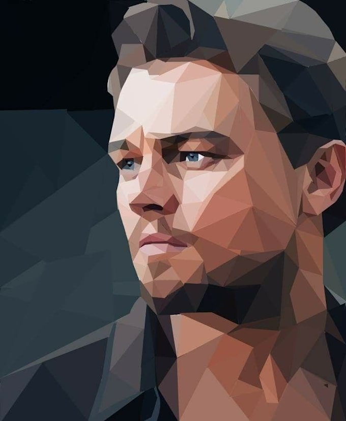 Draw a low poly, polygonal art portrait or any image by Sheak2000 | Fiverr