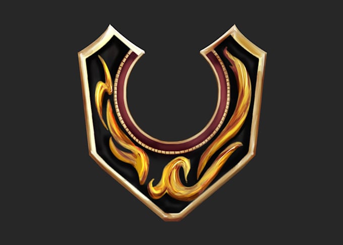 Draw custom fantasy emblem, logo, icon, symbol, crest, badge by ...
