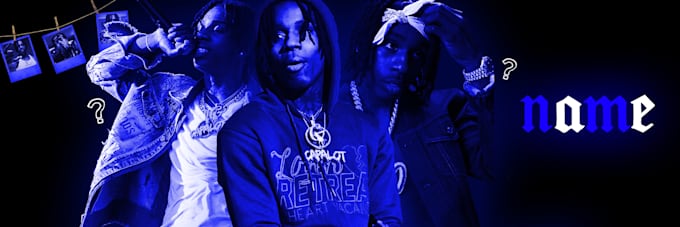 Design a rapper style header or banner by Jaedesignzz | Fiverr