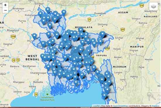 Create interactive map on your website with leaflet, mapbox by Md_mulex ...