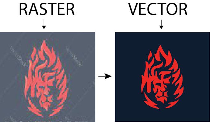 Redraw vector tracing vectorize logo by Amadalvi | Fiverr