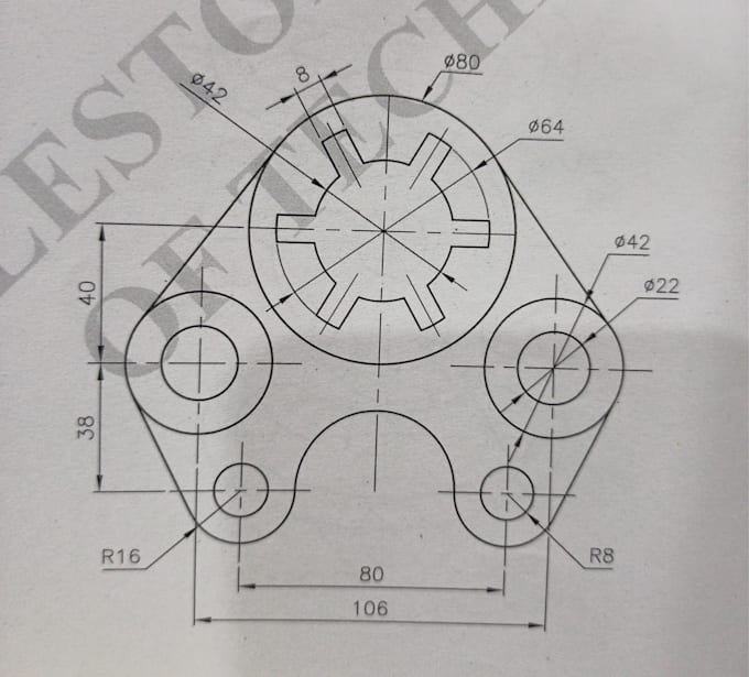 Draft 2d and 3d mechanical product drawings using autocad by Jaymore43 ...