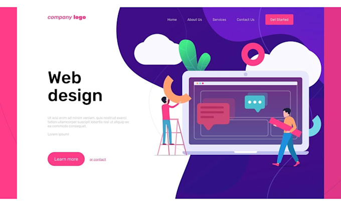 Be your full stack web developer with html css and reactjs by ...