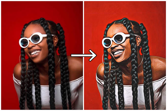 Turn your photo into a unique painting by Atasia | Fiverr