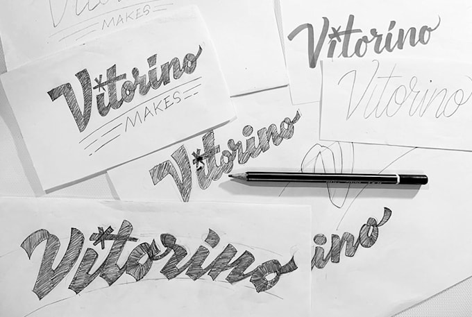 Create a hand lettering logo design by Giulianesampaio | Fiverr