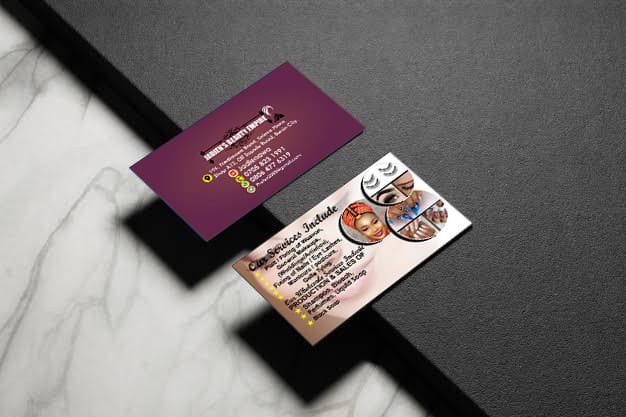 Do a business card, redesign, or edit your complimentary card by ...