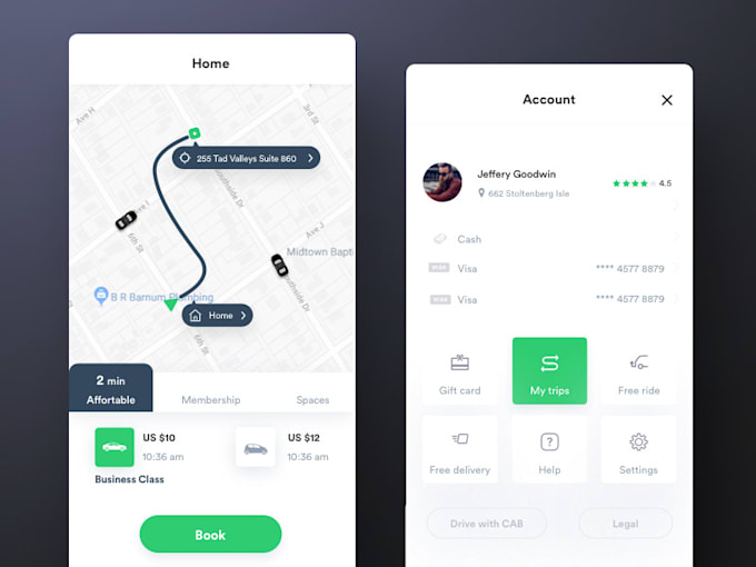 Create uber clone in flutter by Samijannss | Fiverr