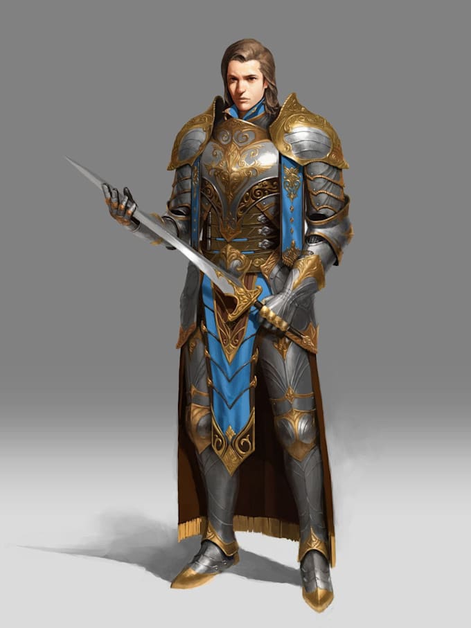 Paint character concept art, fantasy illustration by Lukericheyemr | Fiverr